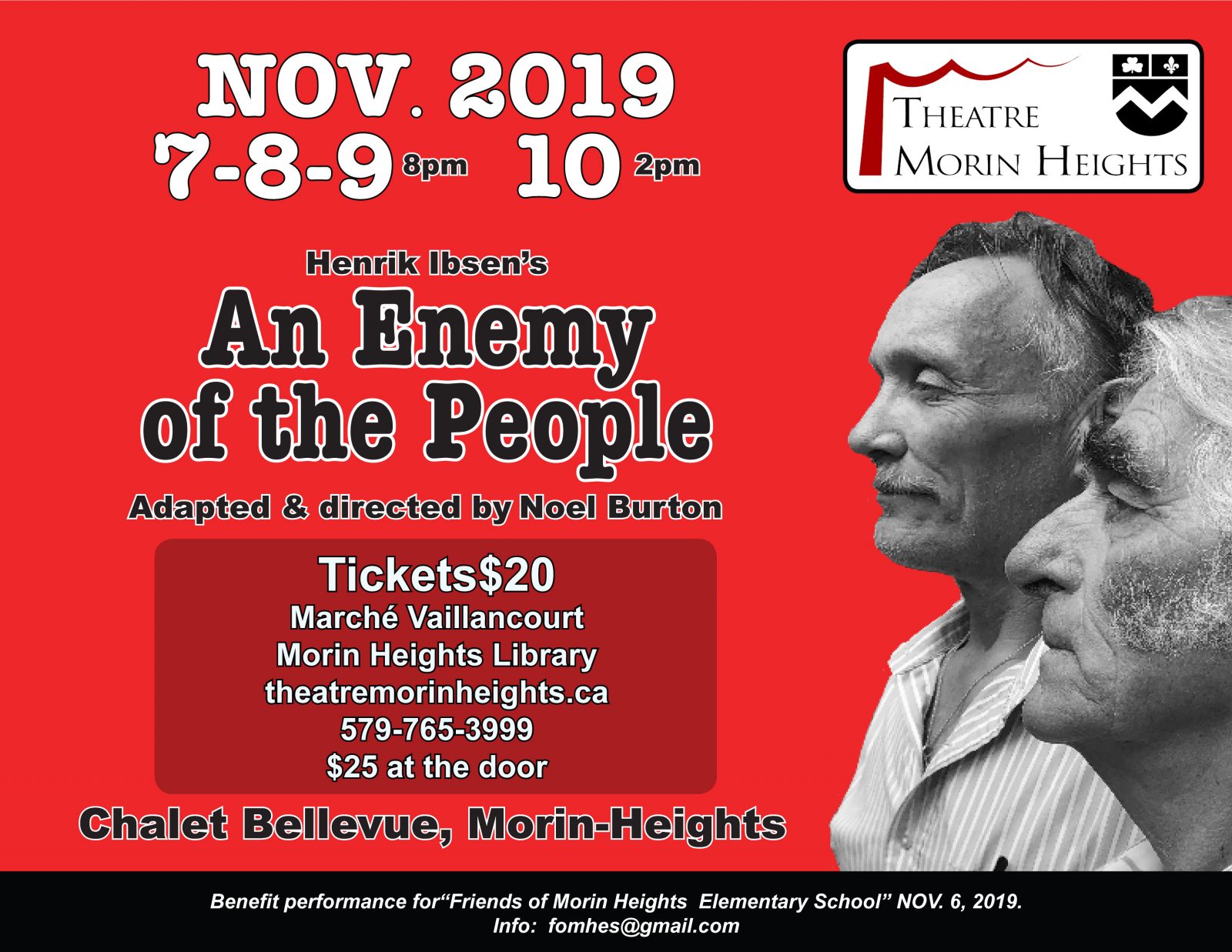 Enemy Poster Eng - Theatre Morin Heights